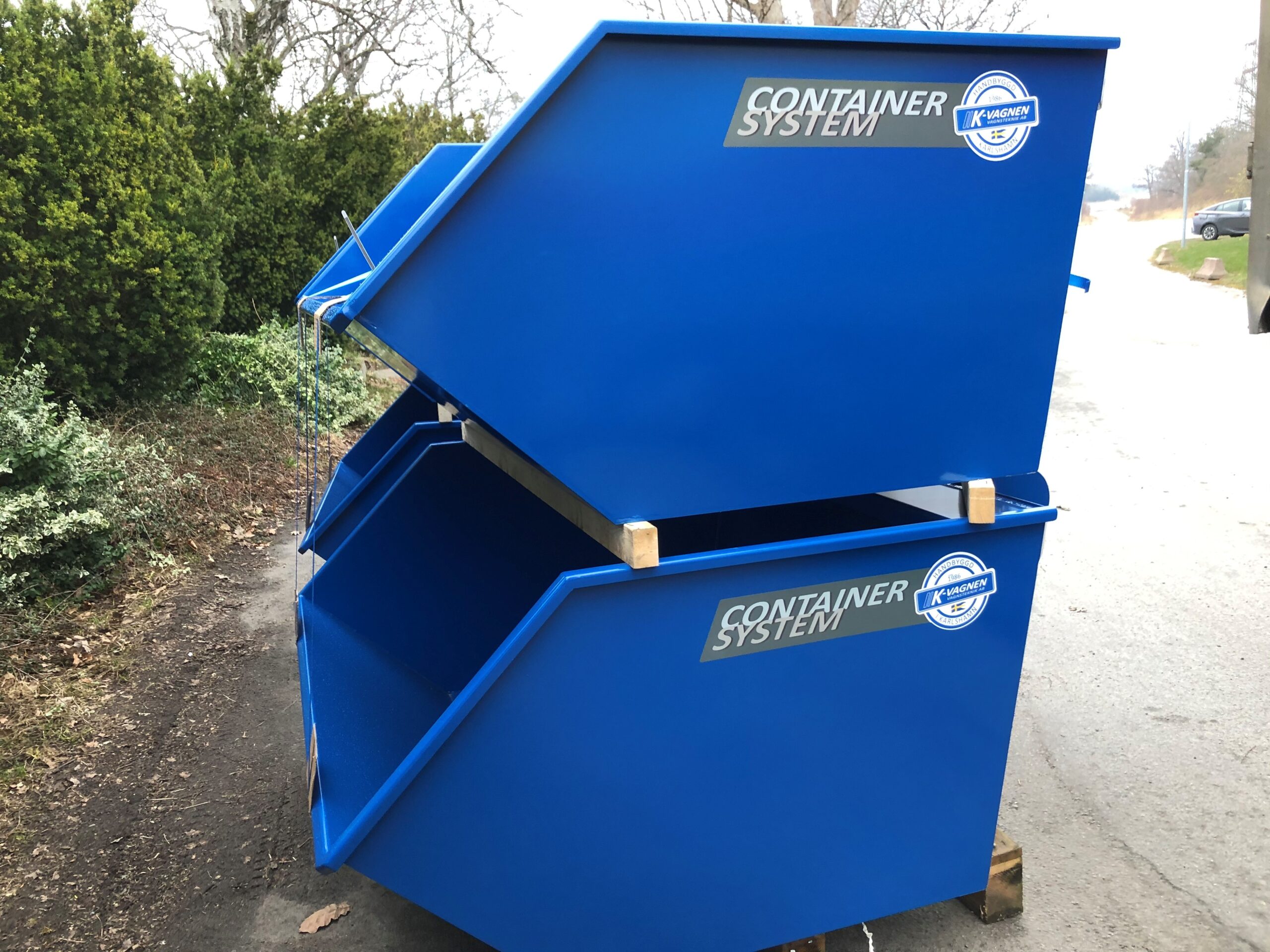 Leverans av containers | K-vagnen